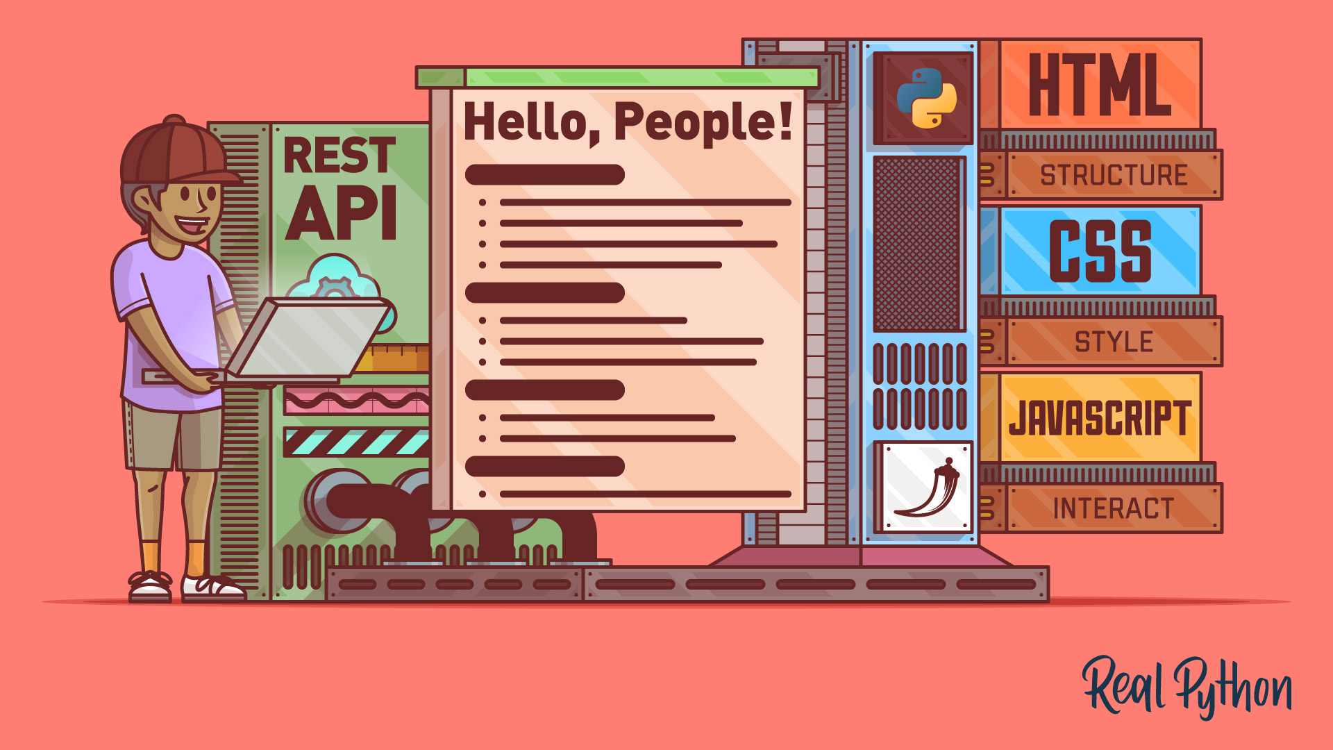 Build A JavaScript Front End For A Flask API Real Python
