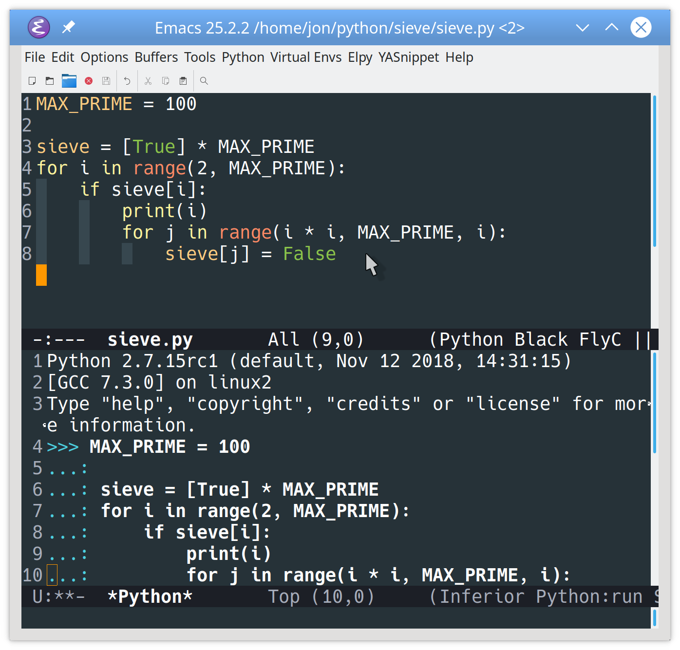 Emacs The Best Python Editor 