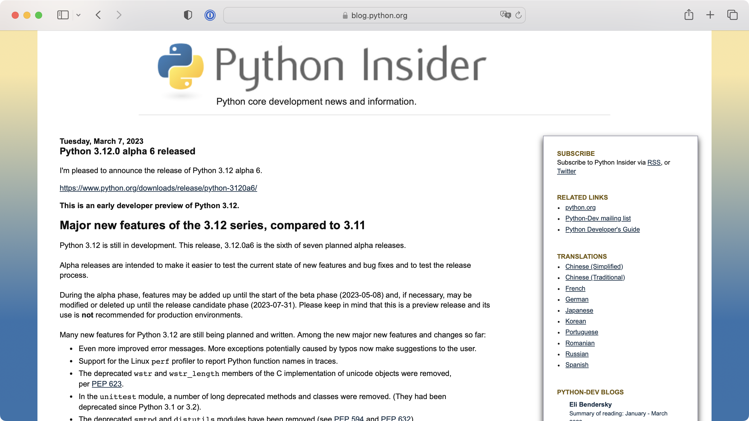 Python News What s New From March 2023 DevsDay ru
